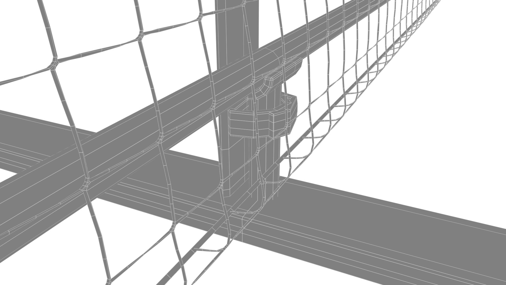 3D Indoor Pickleball Net - TurboSquid 2058469