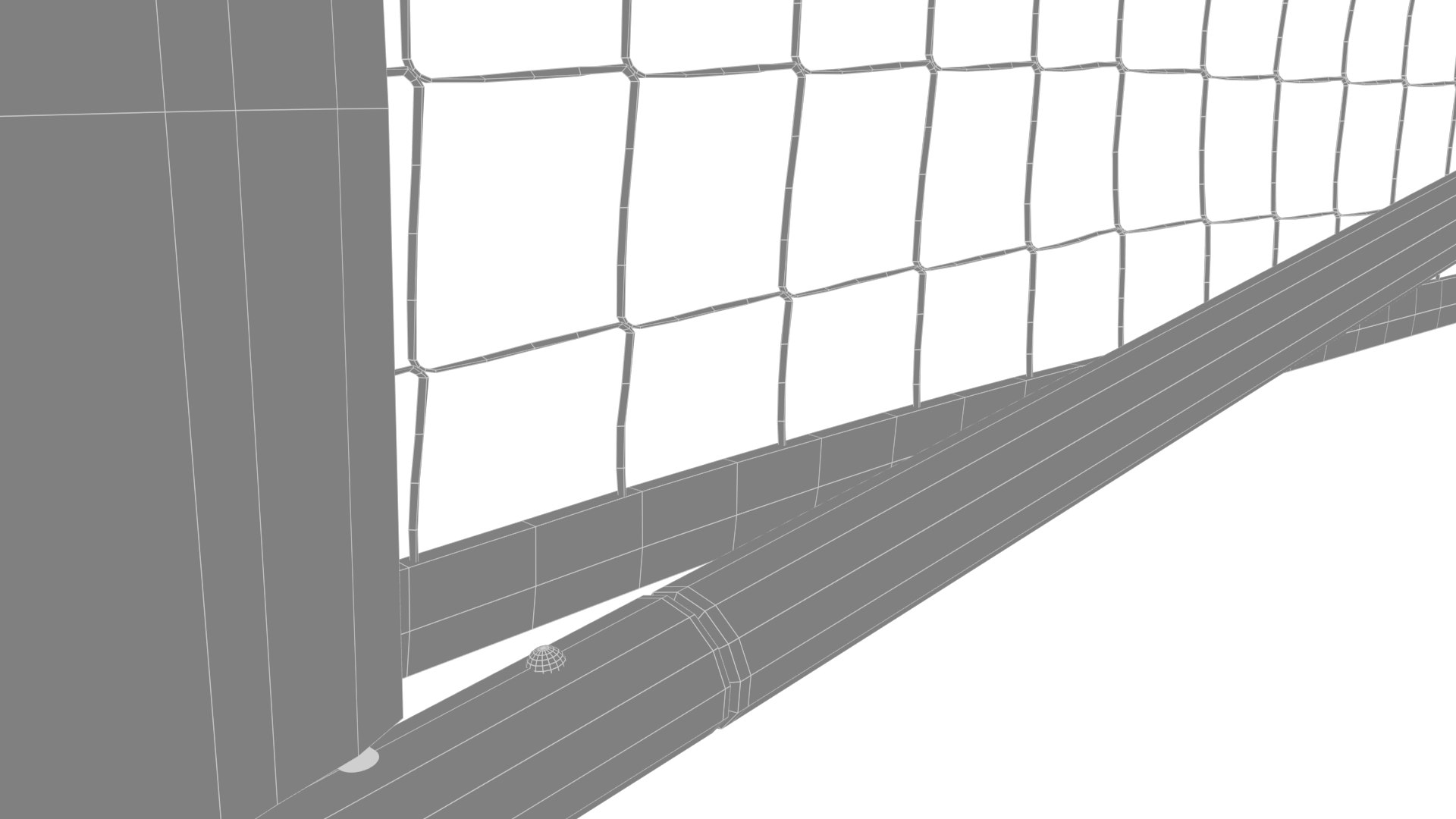 3D Indoor Pickleball Net - TurboSquid 2058469