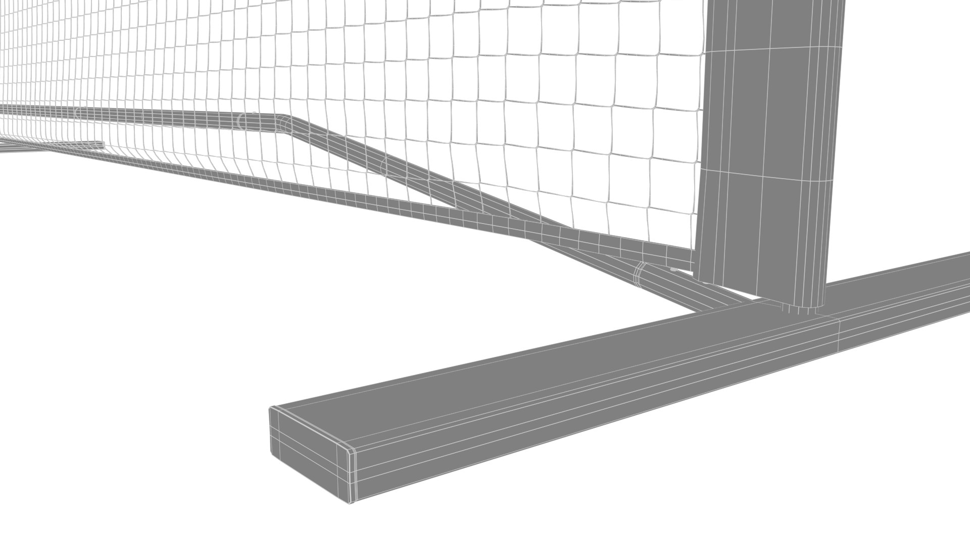 3D Indoor Pickleball Net - TurboSquid 2058469