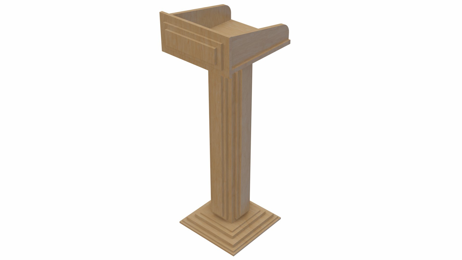 Pulpit model - TurboSquid 1694101