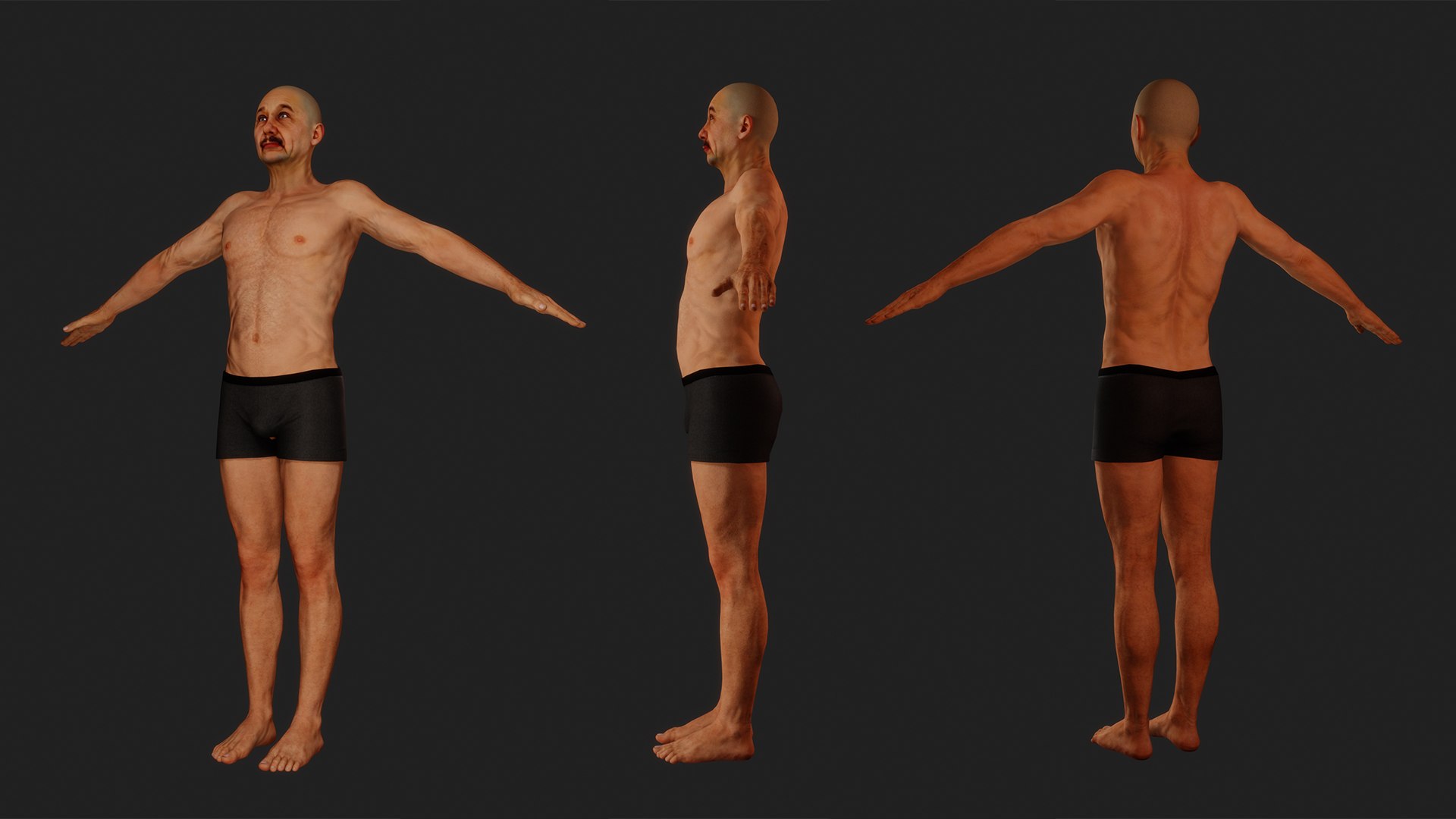 Not Albert Einstein Low-poly Game-ready 3D Model 3D Model - TurboSquid ...