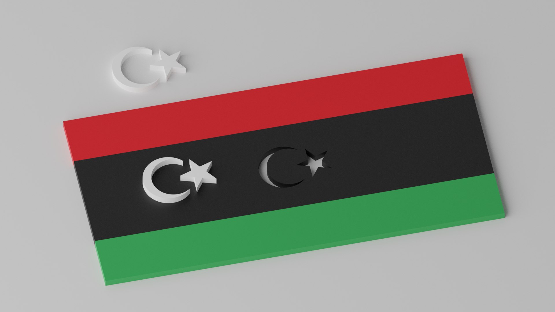 Islamic Muslim Countries Flags Collection 3D Model - TurboSquid 1972281