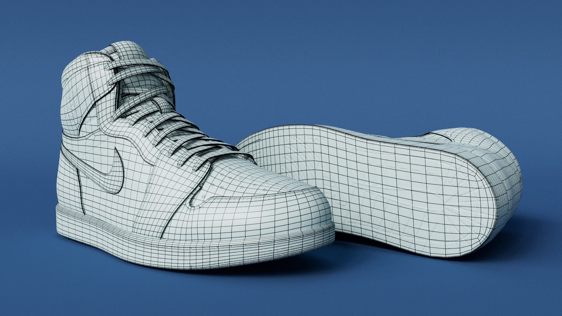 Combo AirJordan 1 Retro HighOG Color Model - TurboSquid 2013810