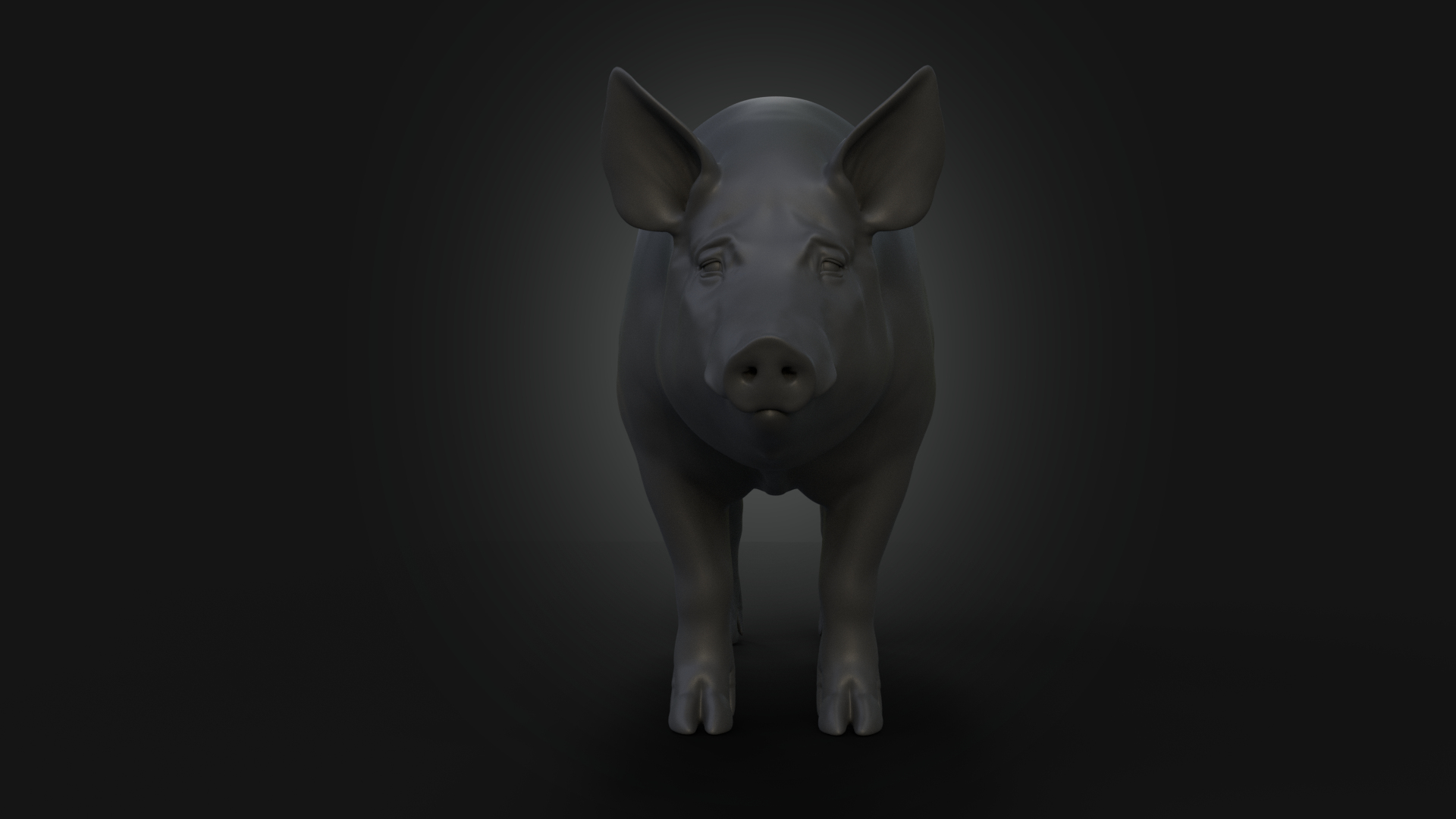Realistic pig 3D model - TurboSquid 1658423