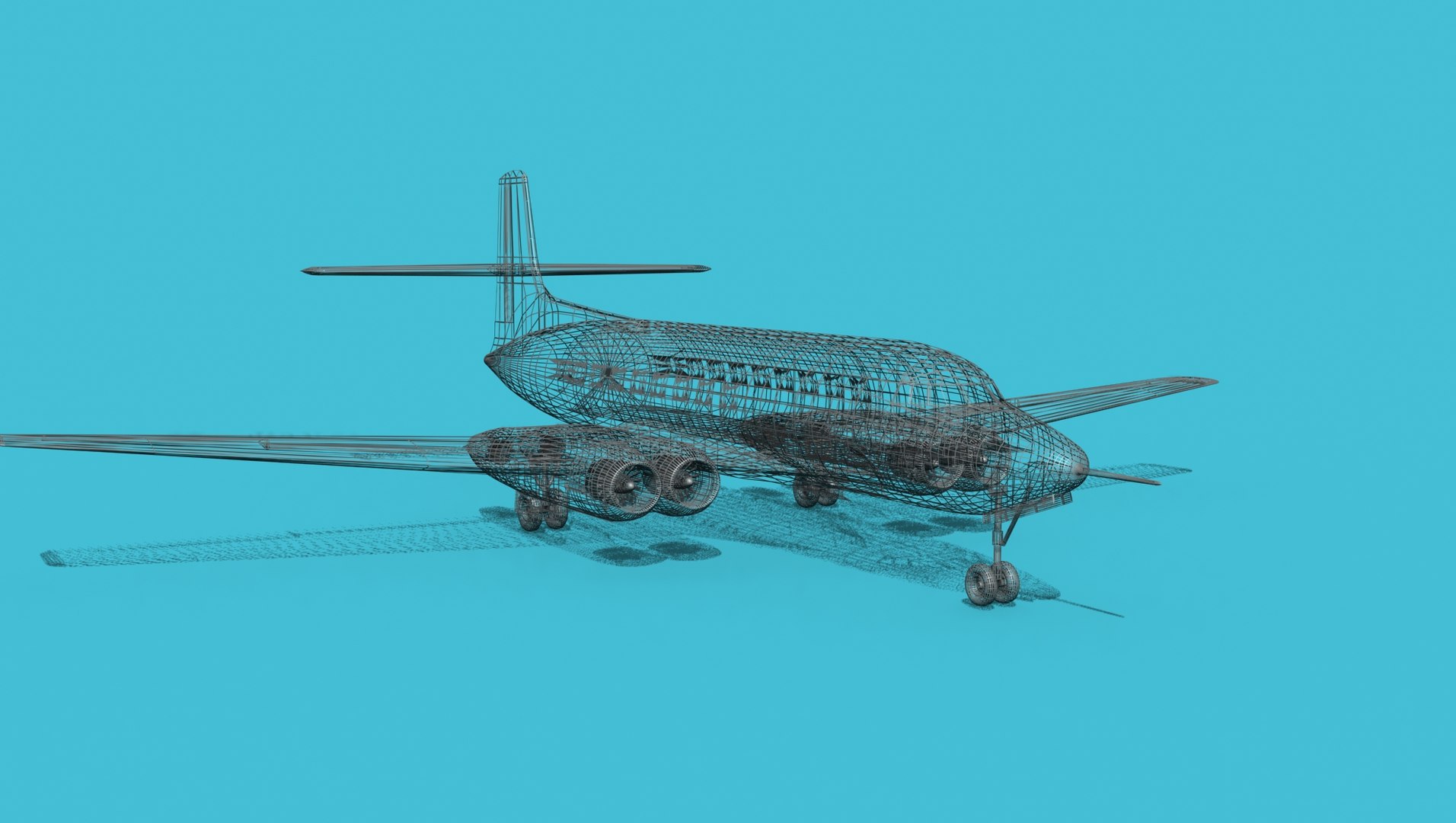 Avro Canada C-102 Jetliner V03 3D Model - TurboSquid 1912389