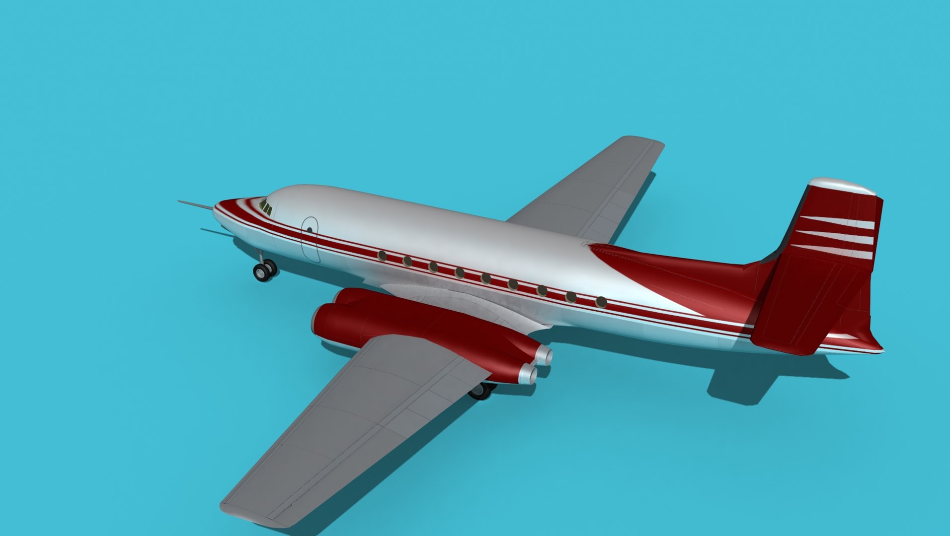 Avro Canada C-102 Jetliner V03 3D Model - TurboSquid 1912389