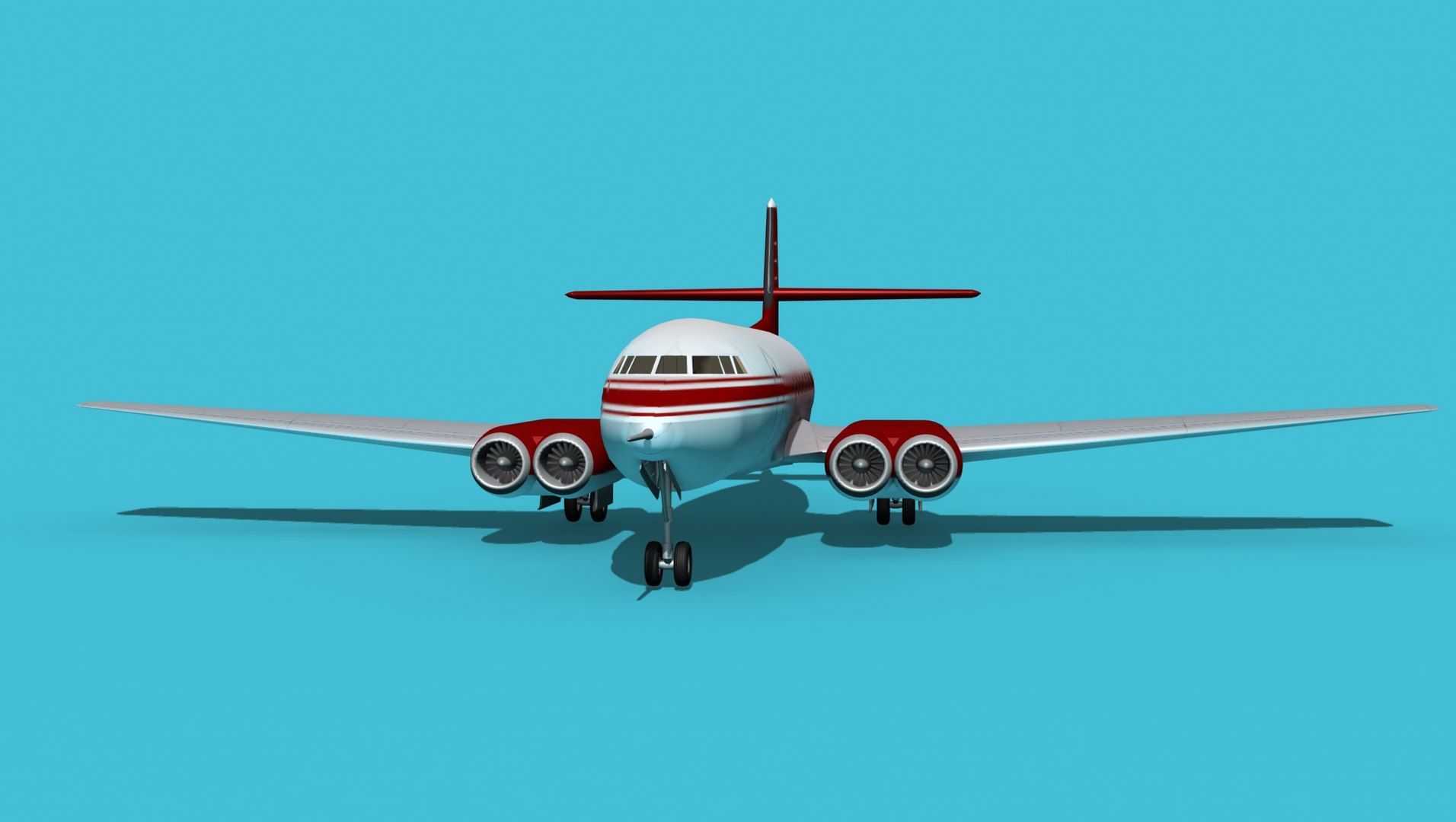 Avro Canada C-102 Jetliner V03 3D Model - TurboSquid 1912389