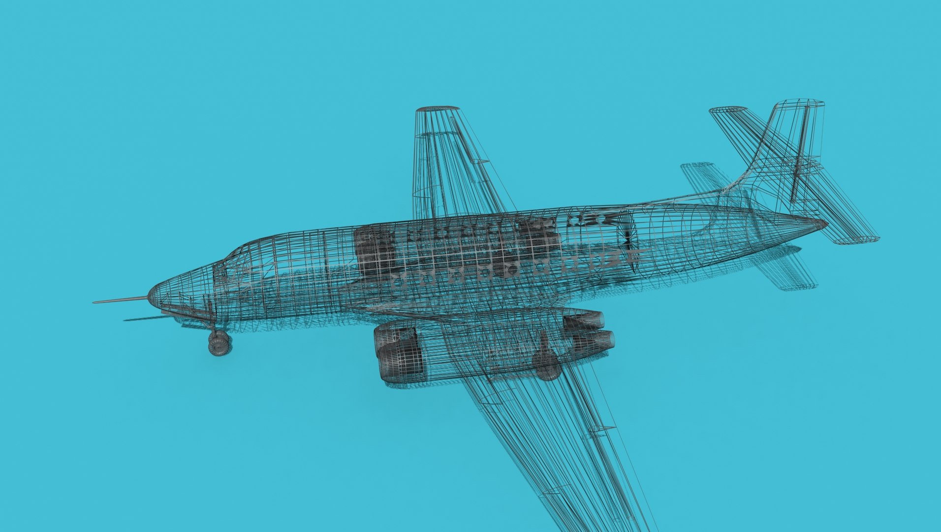 Avro Canada C-102 Jetliner V03 3D Model - TurboSquid 1912389