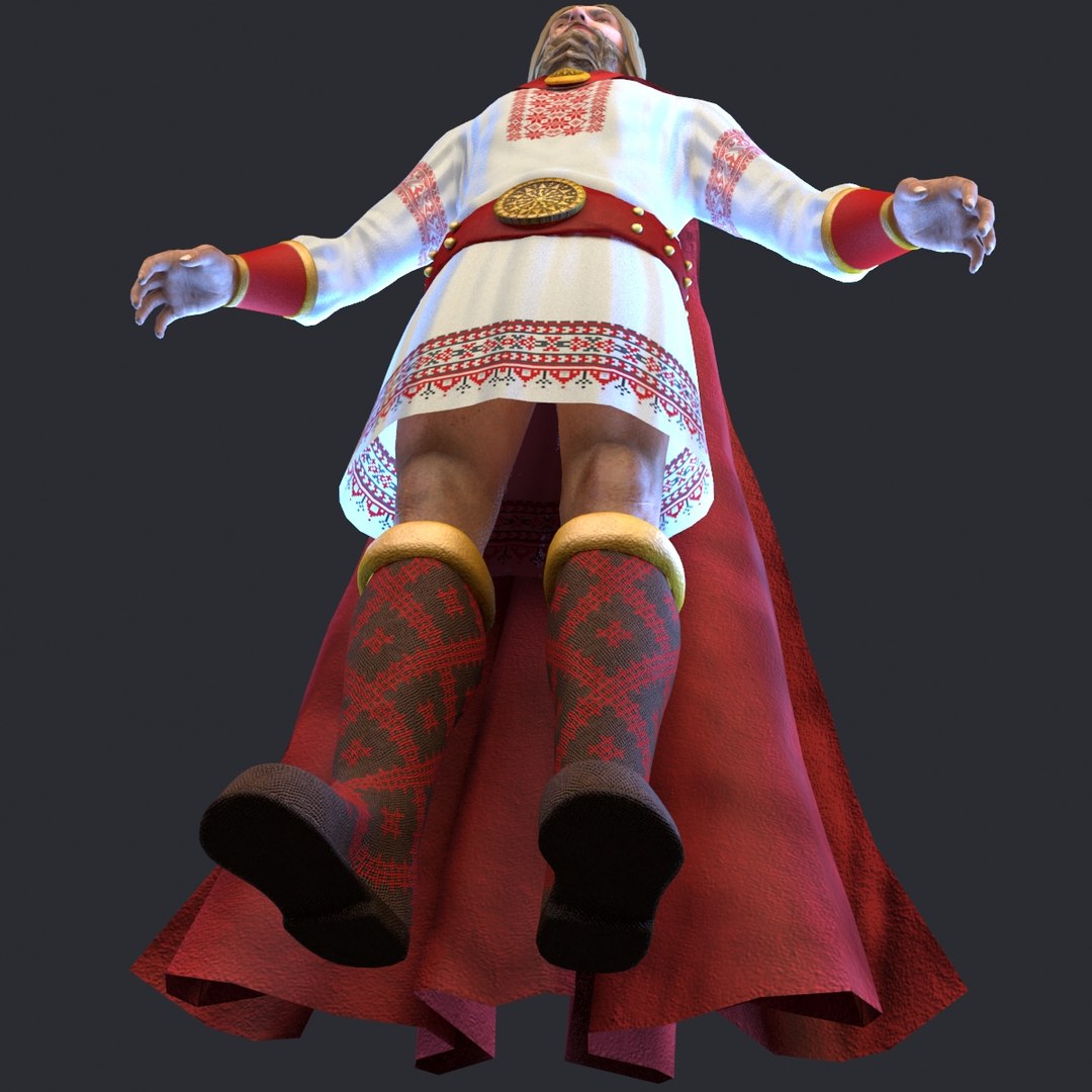 Slavic god belobog 3D model - TurboSquid 1422249