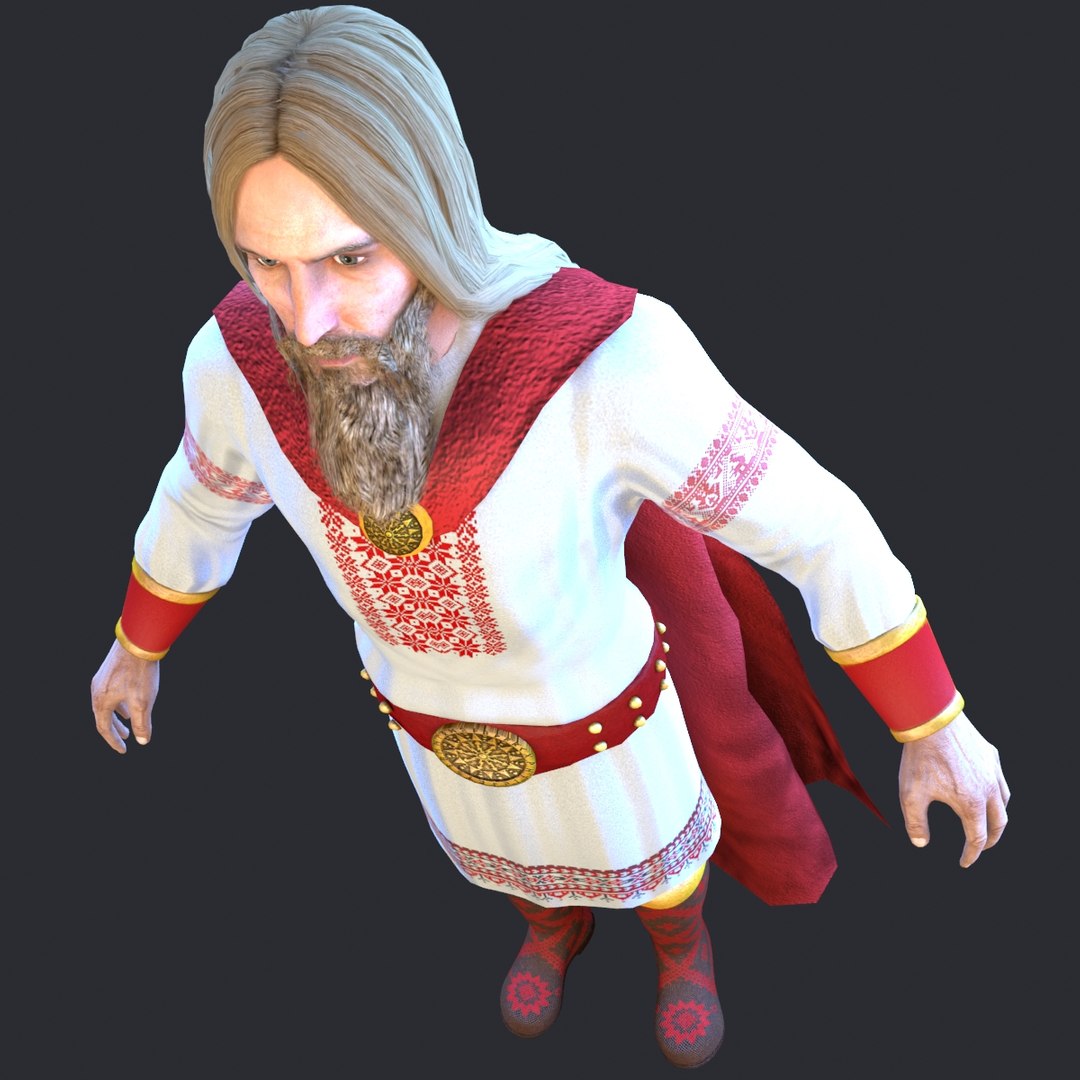 Slavic god belobog 3D model - TurboSquid 1422249