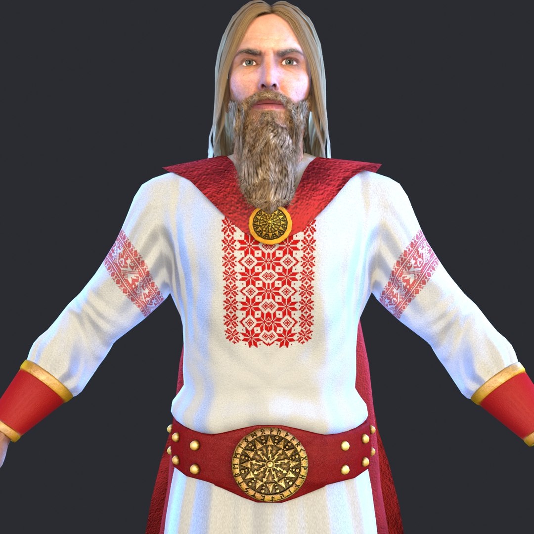 Slavic God Belobog 3D Model - TurboSquid 1422249