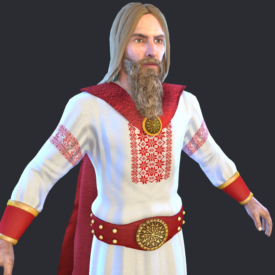 Slavic God Belobog 3D Model - TurboSquid 1422249