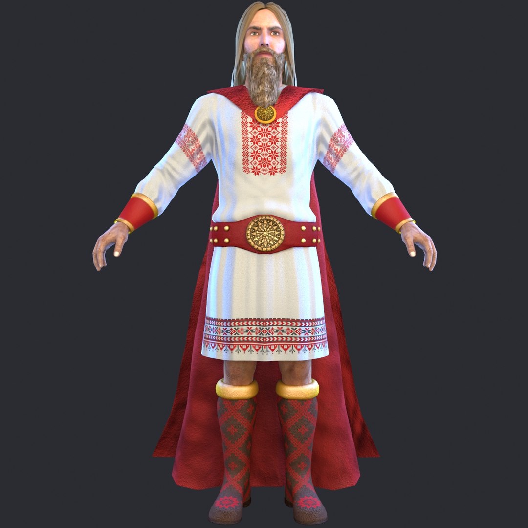 Slavic God Belobog 3D Model - TurboSquid 1422249