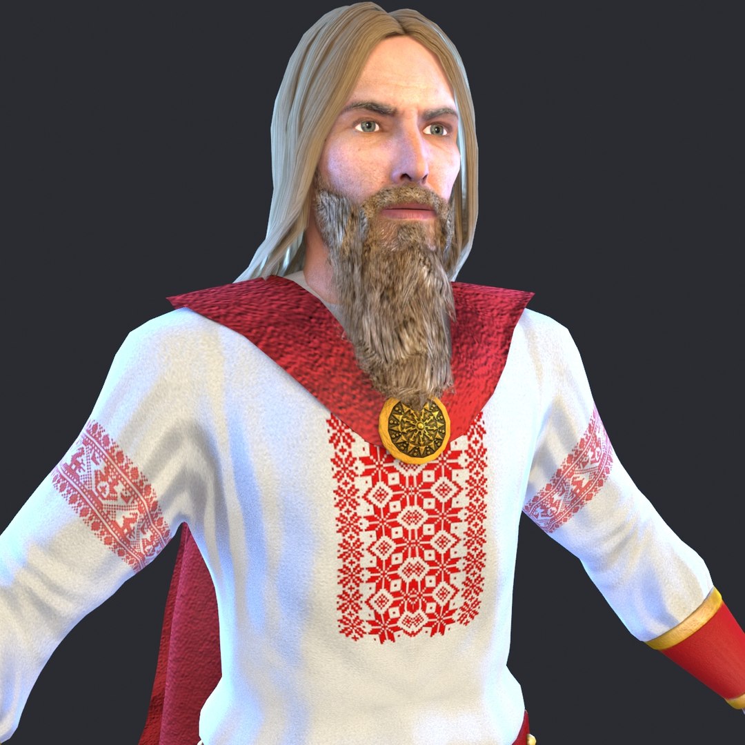 Slavic God Belobog 3D Model - TurboSquid 1422249