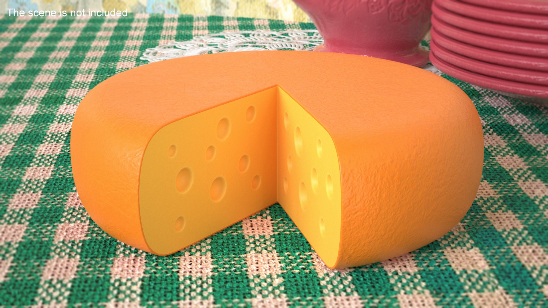 Cartoon Head Of Cheese 3D Model - TurboSquid 2075008