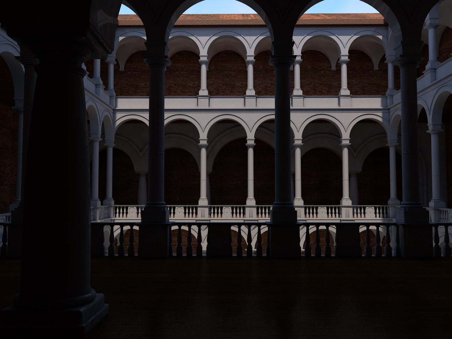 Castle Patio 3D Model - TurboSquid 1218082