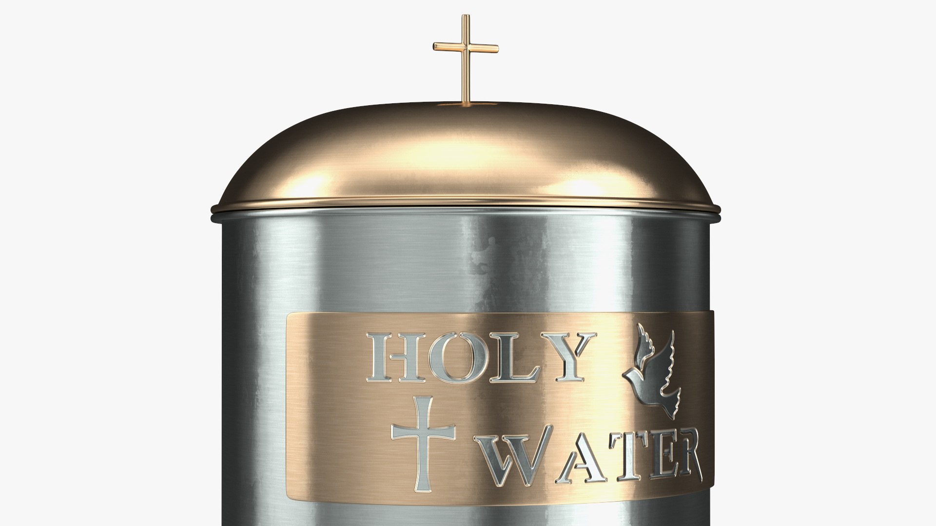 Holy Water Tank With Stand 3D - TurboSquid 1875595