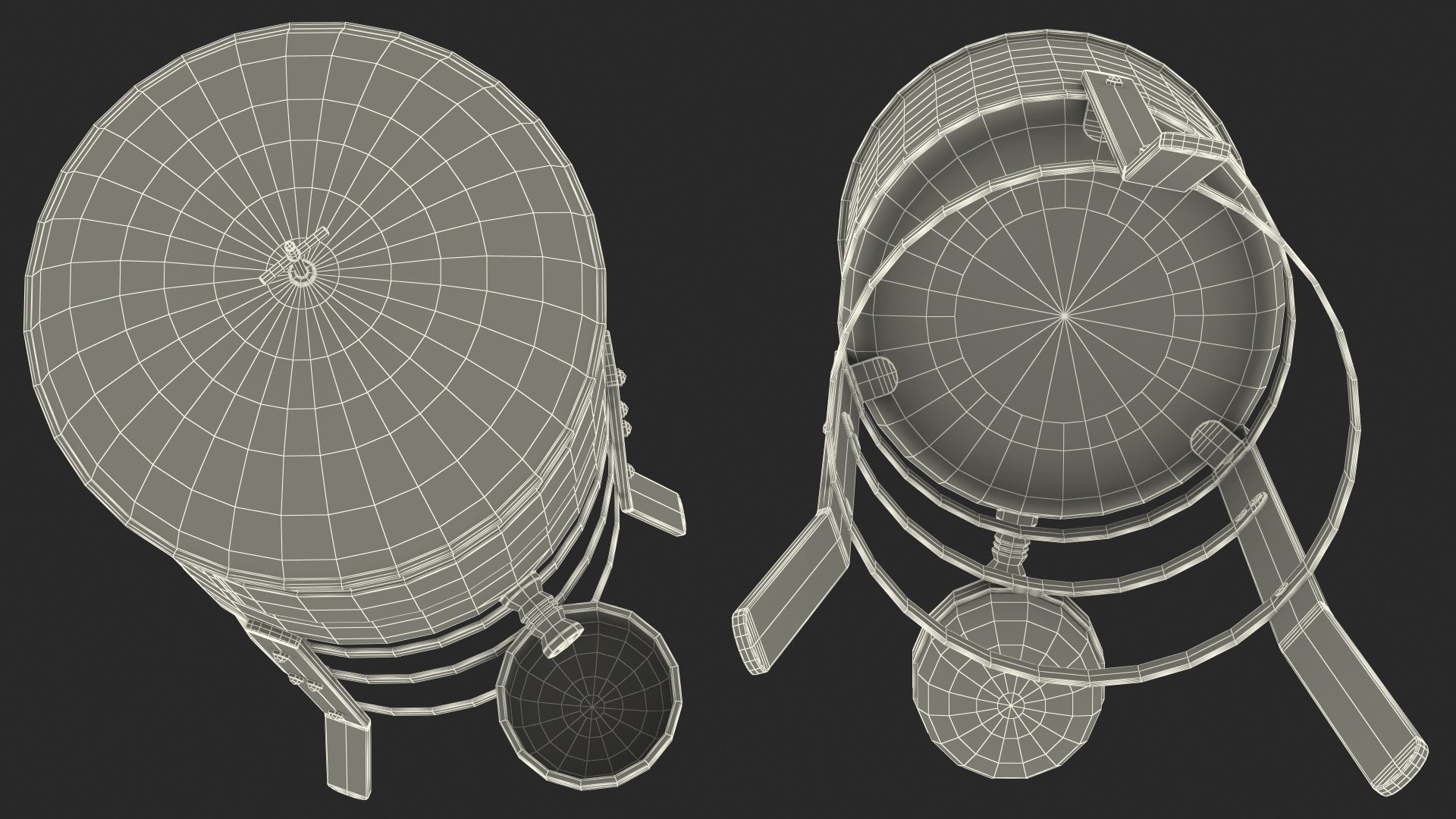 Holy Water Tank With Stand 3D - TurboSquid 1875595