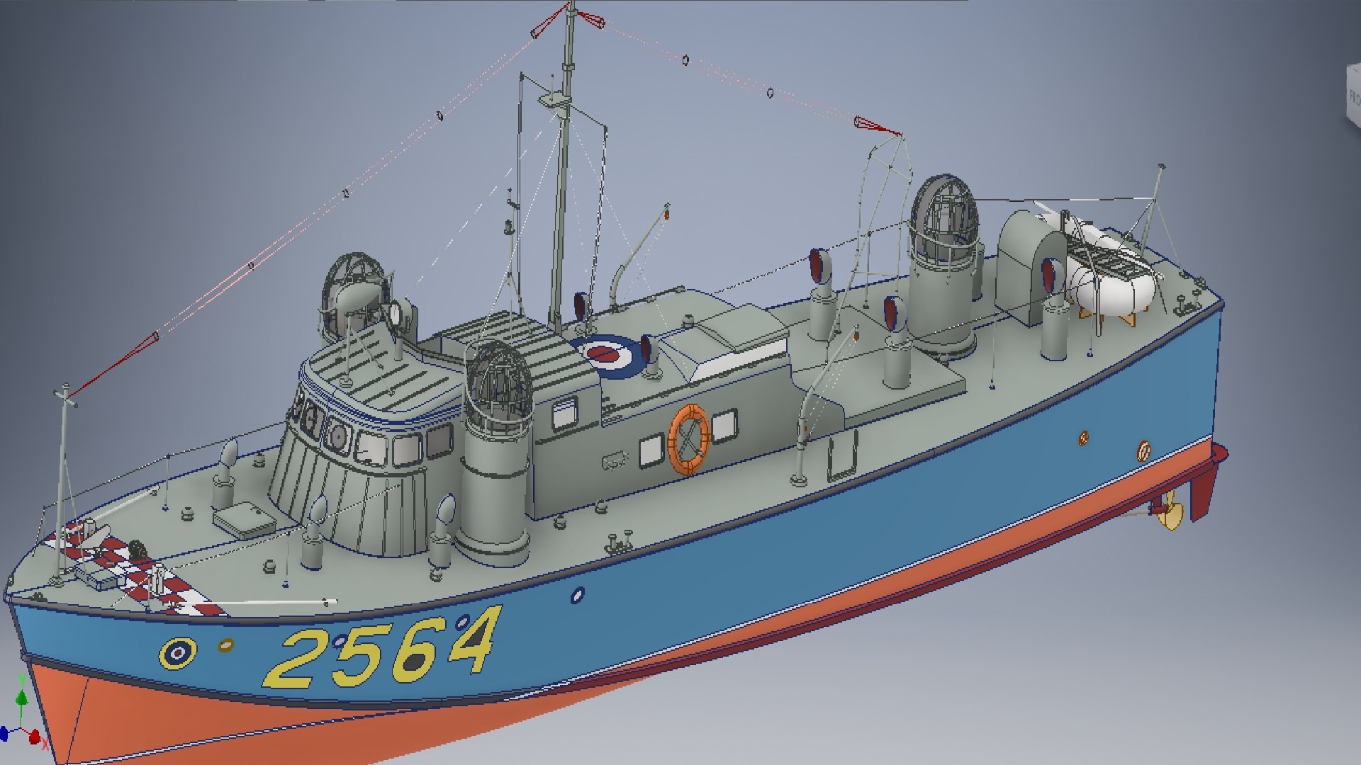 3D Large Battery Ship - TurboSquid 2069428