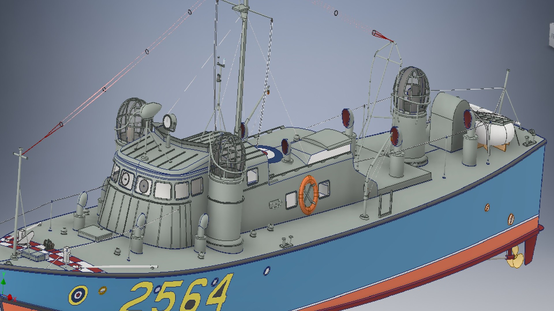 3D Large Battery Ship - TurboSquid 2069428