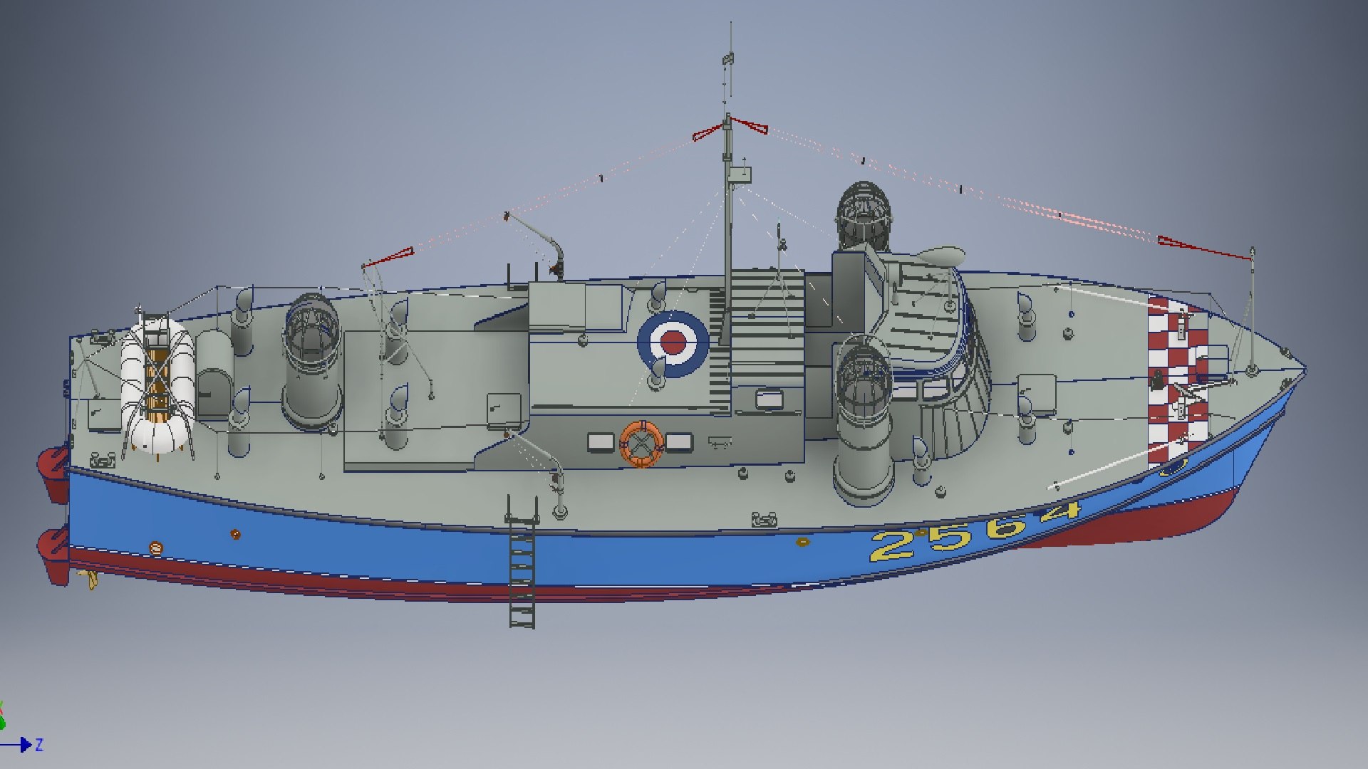 3D Large Battery Ship - TurboSquid 2069428