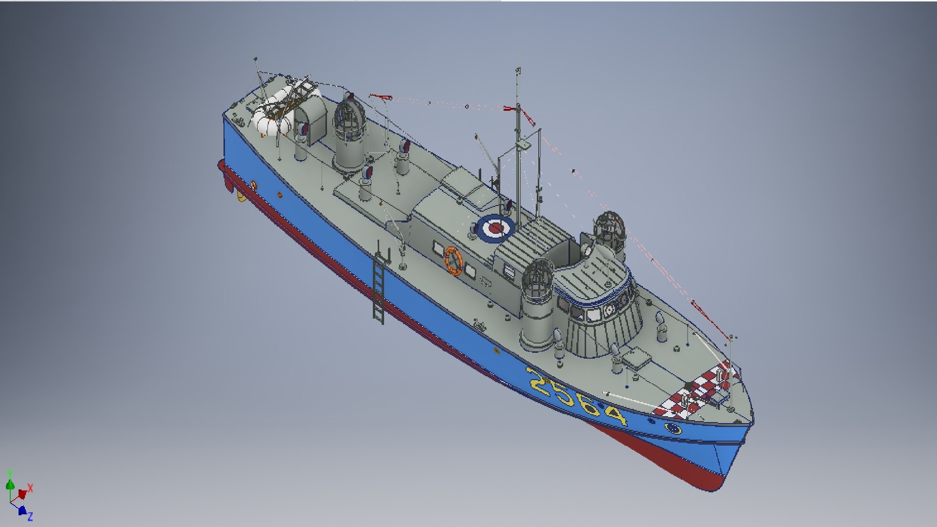 3D Large Battery Ship - TurboSquid 2069428