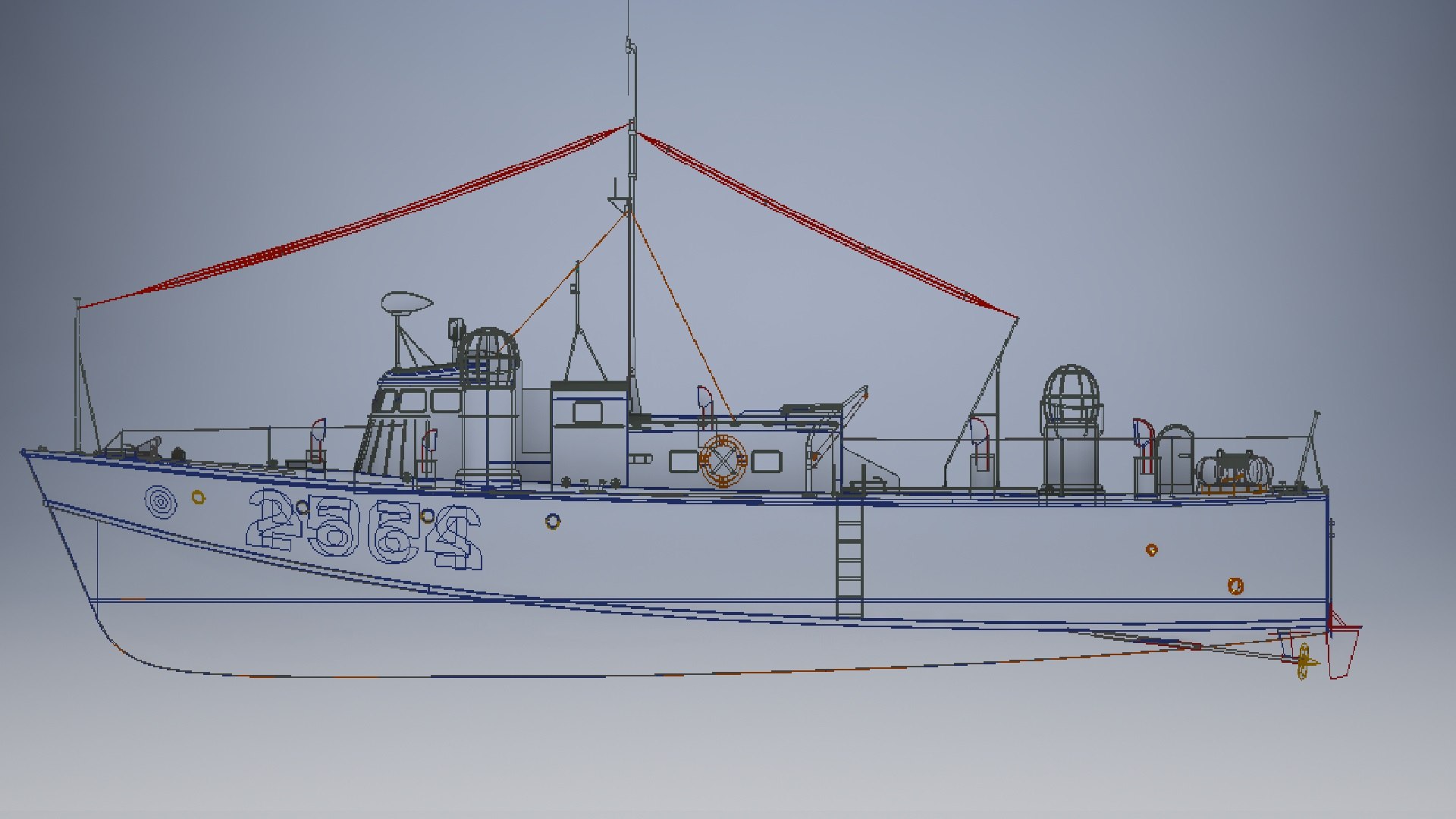 3D Large Battery Ship - TurboSquid 2069428