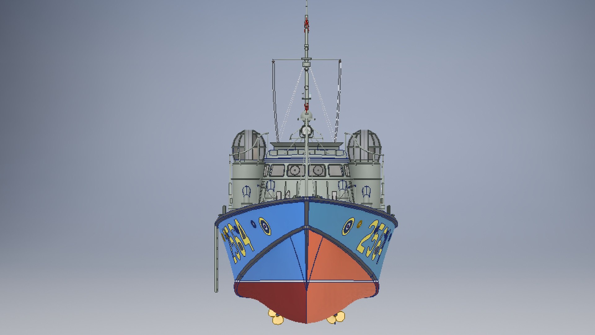 3D Large Battery Ship - TurboSquid 2069428