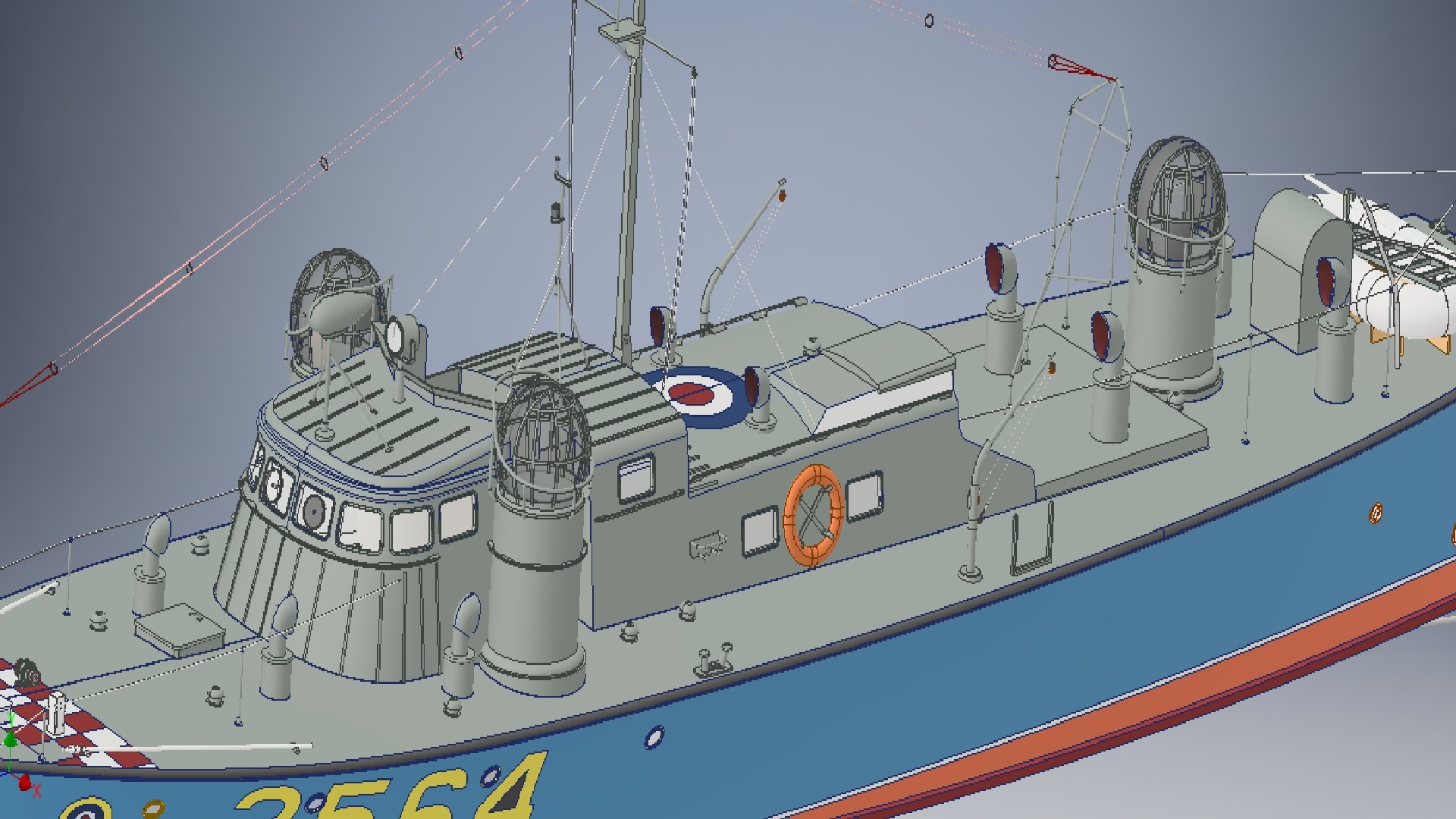 3D Large Battery Ship - TurboSquid 2069428