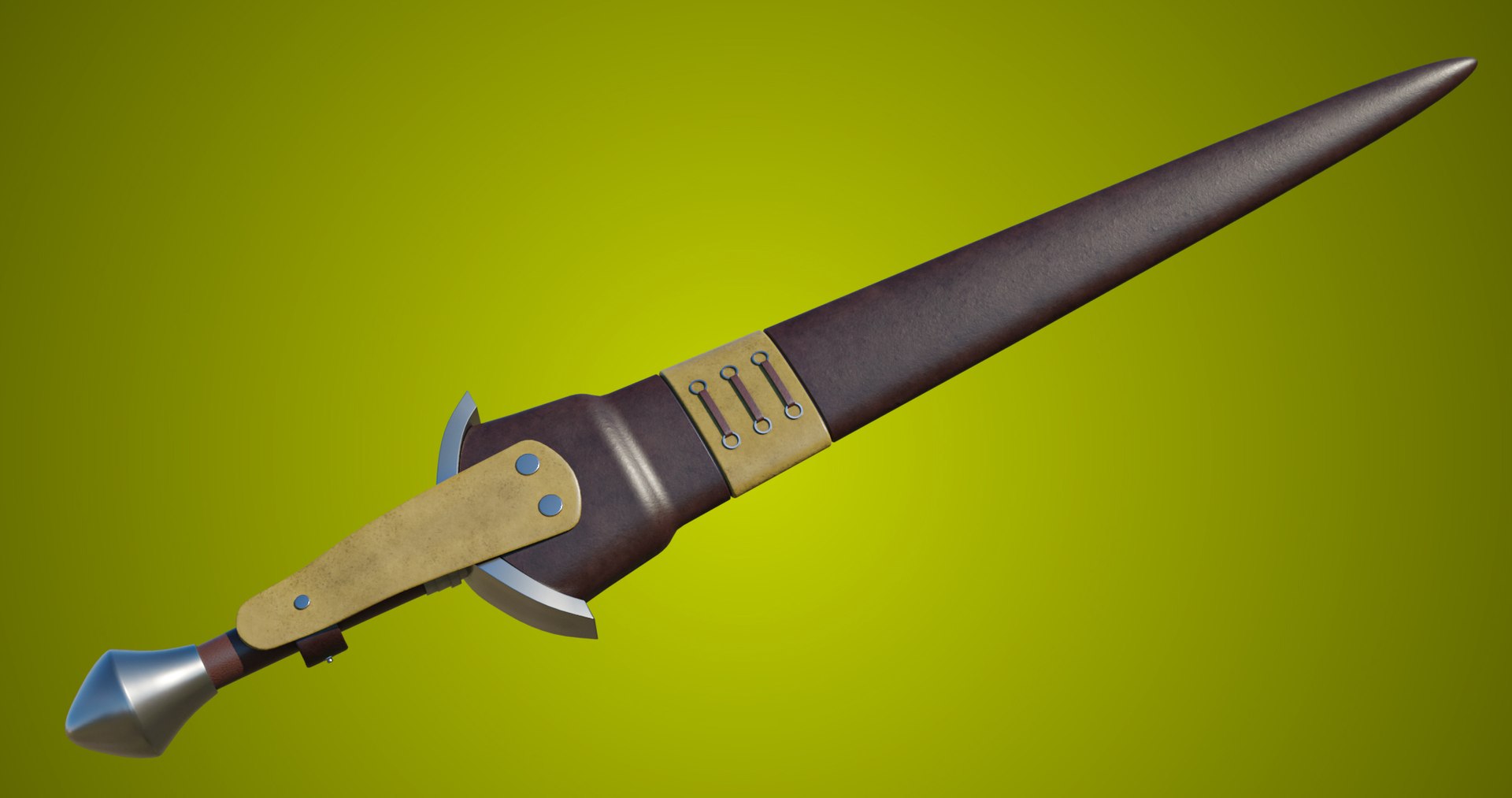 3D 5 Fantasy Swords All PBR Unity UE Textures Included model ...