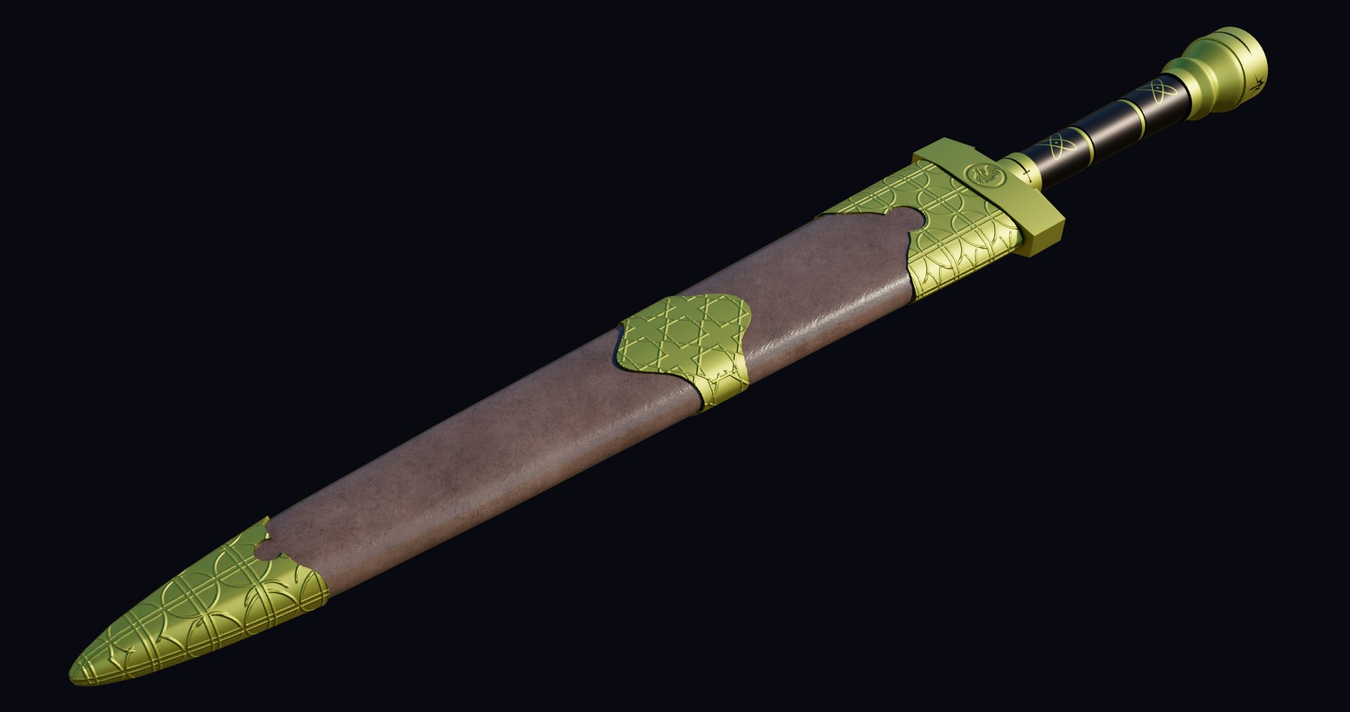 3D 5 Fantasy Swords All PBR Unity UE Textures Included model - TurboSquid 2055580