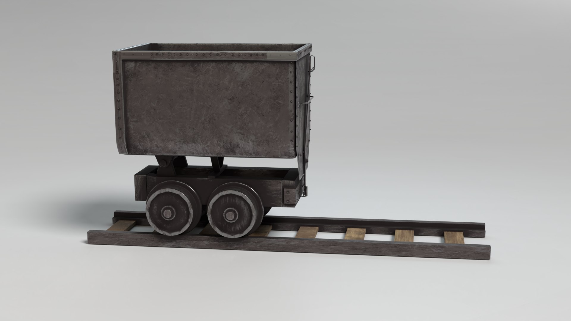 Mining Cart 3D Model - TurboSquid 1518213