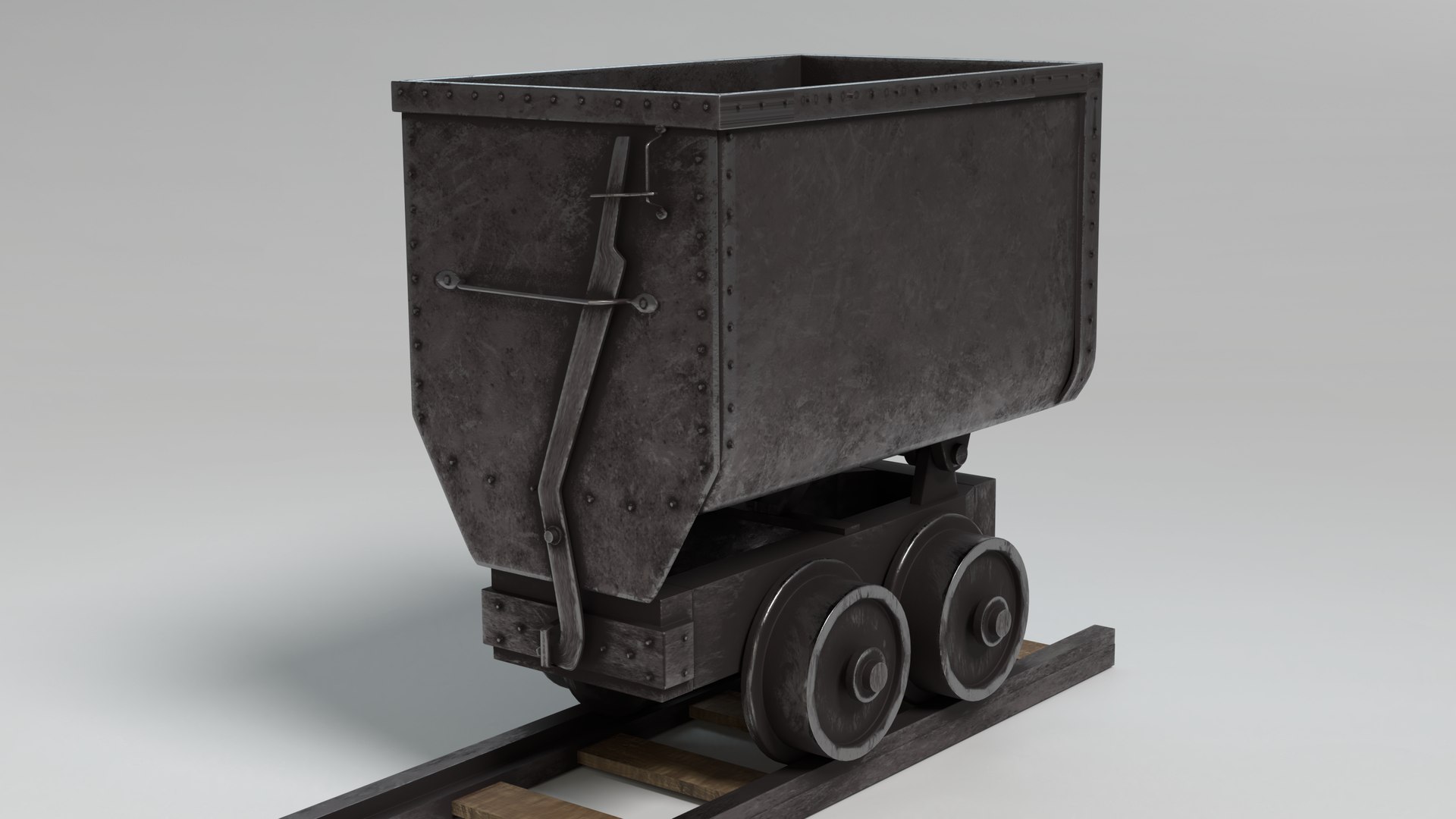 Mining Cart 3D Model - TurboSquid 1518213
