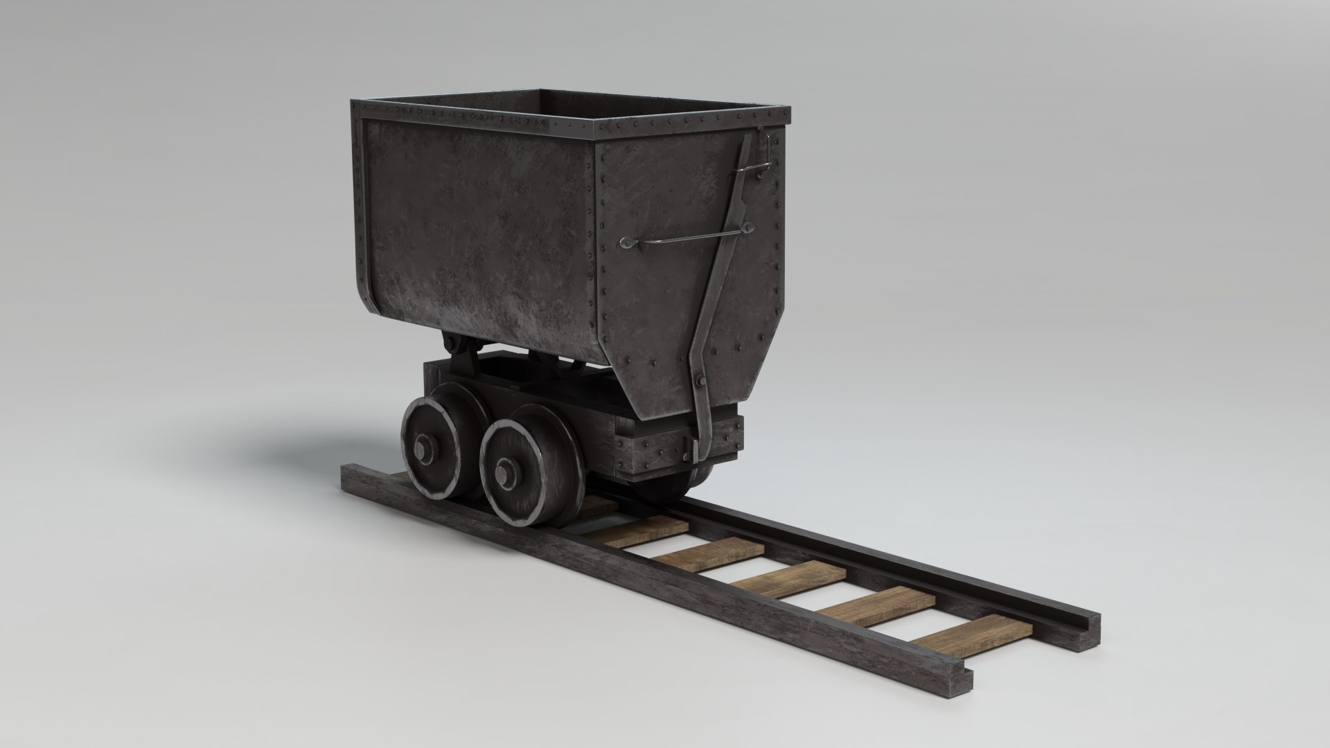 Mining Cart 3D Model - TurboSquid 1518213