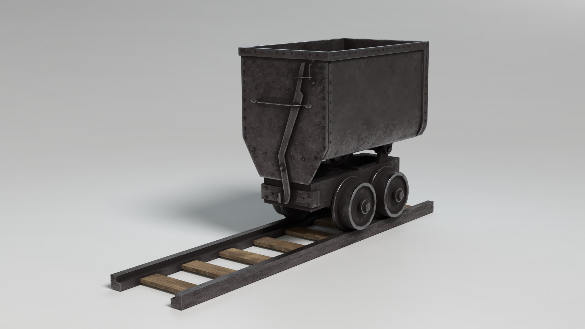Mining Cart 3D Model - TurboSquid 1518213