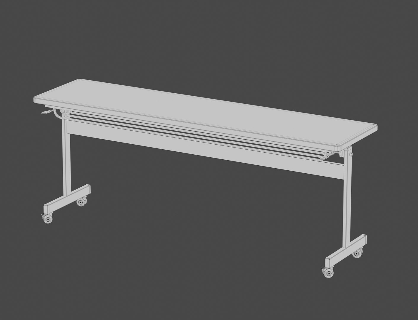 3D Low-Poly Conference Room Folding Table - TurboSquid 2344672