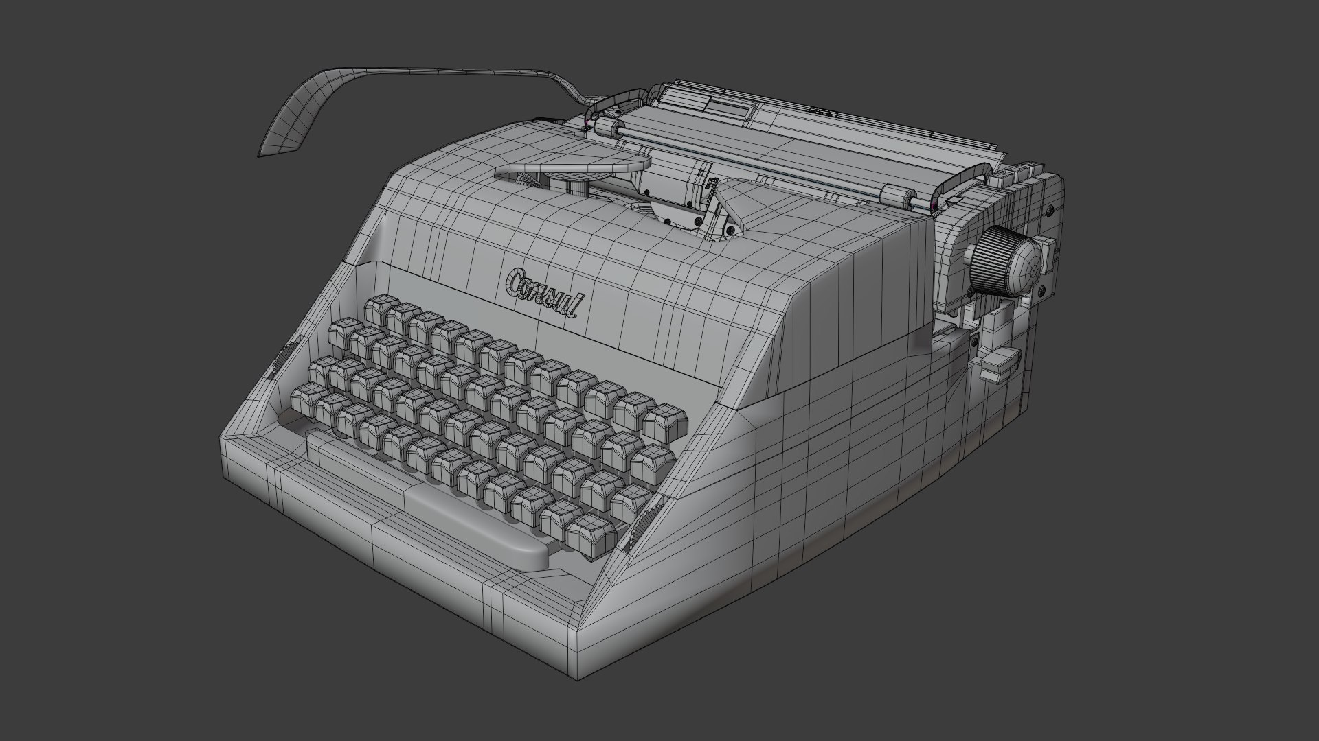 3D Typewriter Type Writer - TurboSquid 1678500
