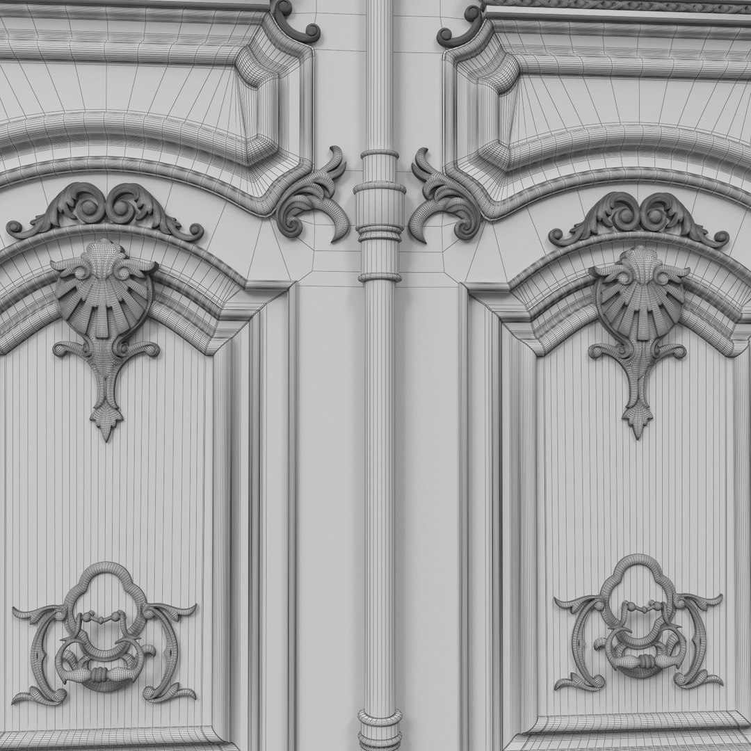 Classic Door Model - TurboSquid 1655250