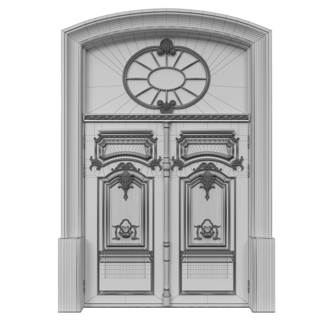 Classic Door Model - TurboSquid 1655250