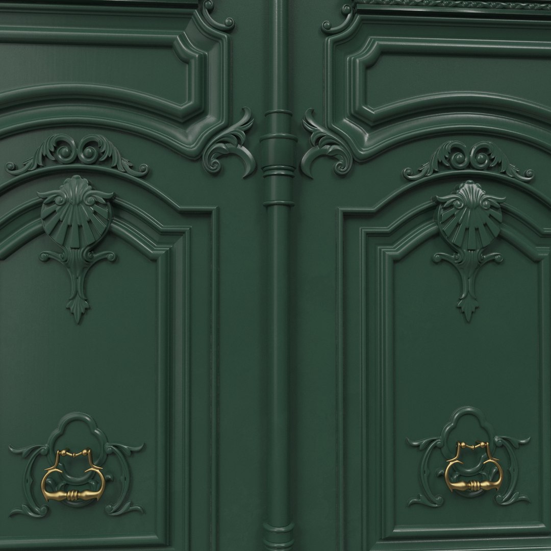 Classic Door Model - TurboSquid 1655250