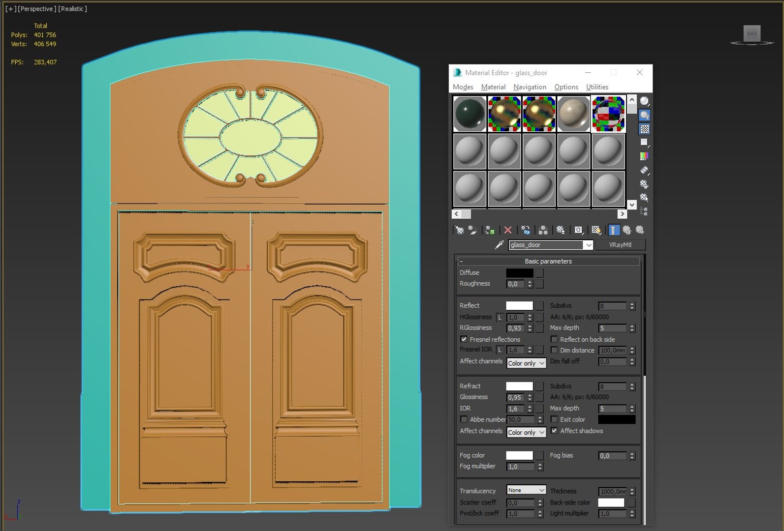 Classic Door Model - TurboSquid 1655250