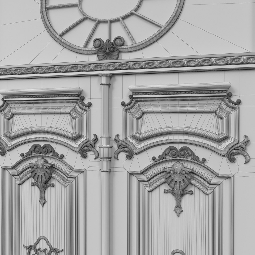 Classic Door Model - TurboSquid 1655250