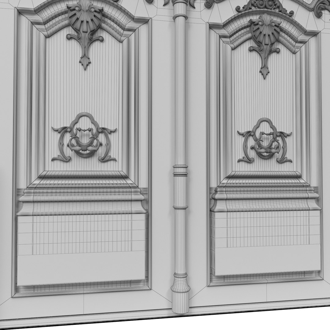 Classic Door Model - TurboSquid 1655250