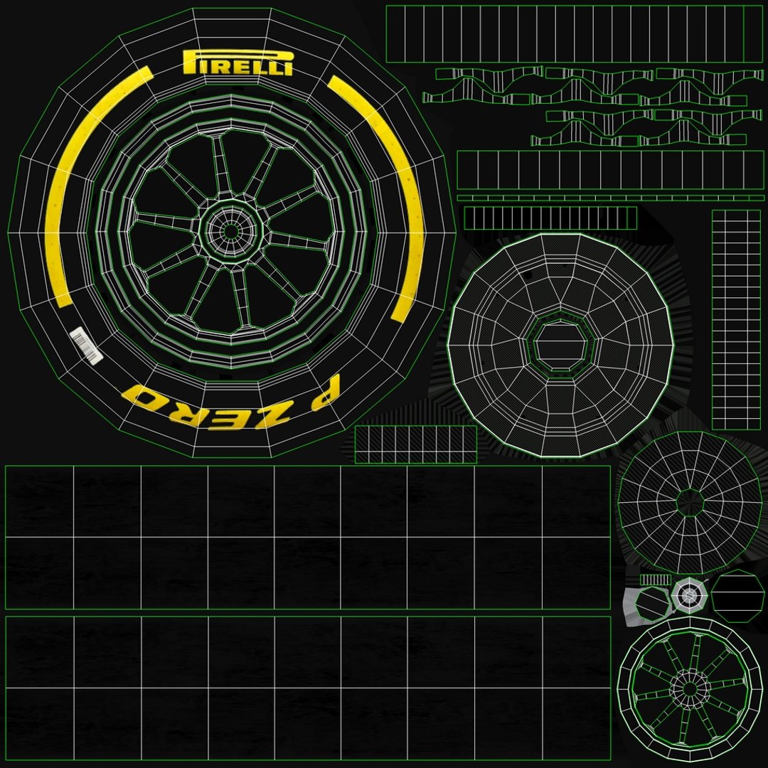 Formula 1 Wheel F1 Season 2022 3D Model - TurboSquid 1896802