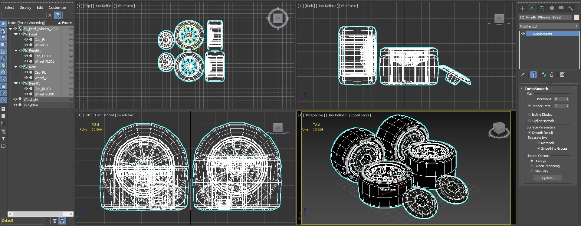 Formula 1 Wheel F1 Season 2022 3D Model - TurboSquid 1896802