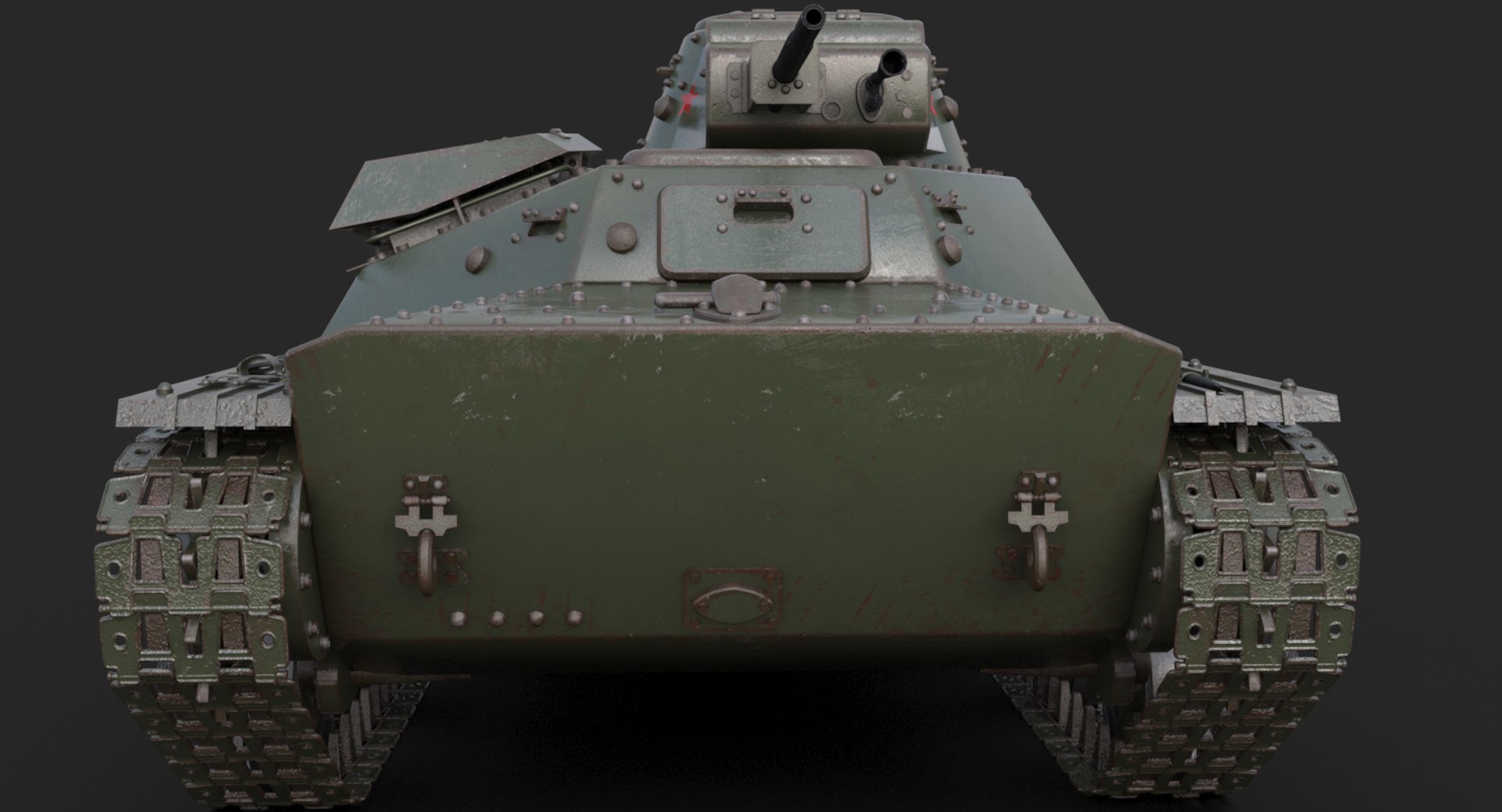 Tank T 40 Soviet Model - TurboSquid 1290882