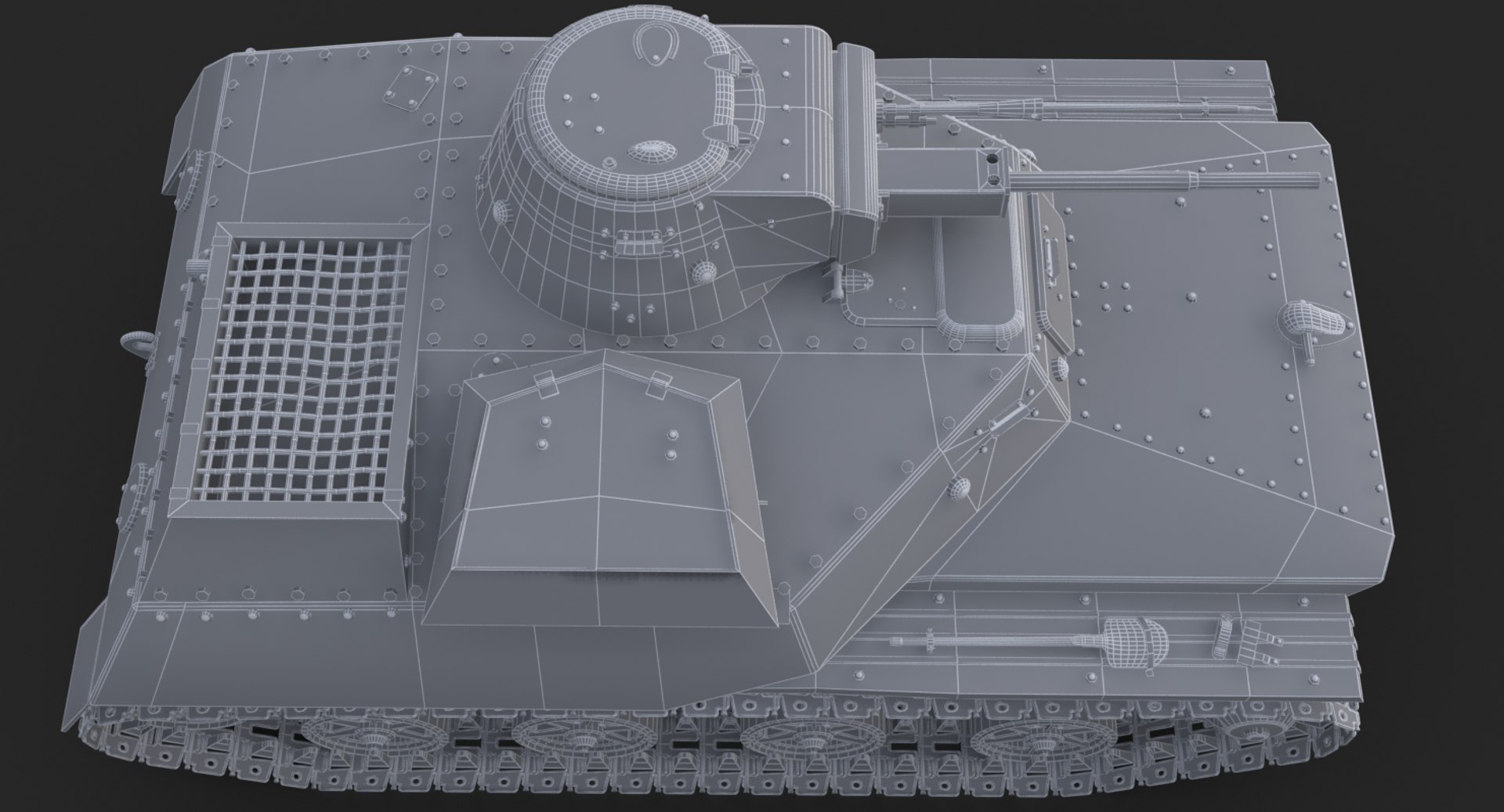 Tank T 40 Soviet Model - TurboSquid 1290882