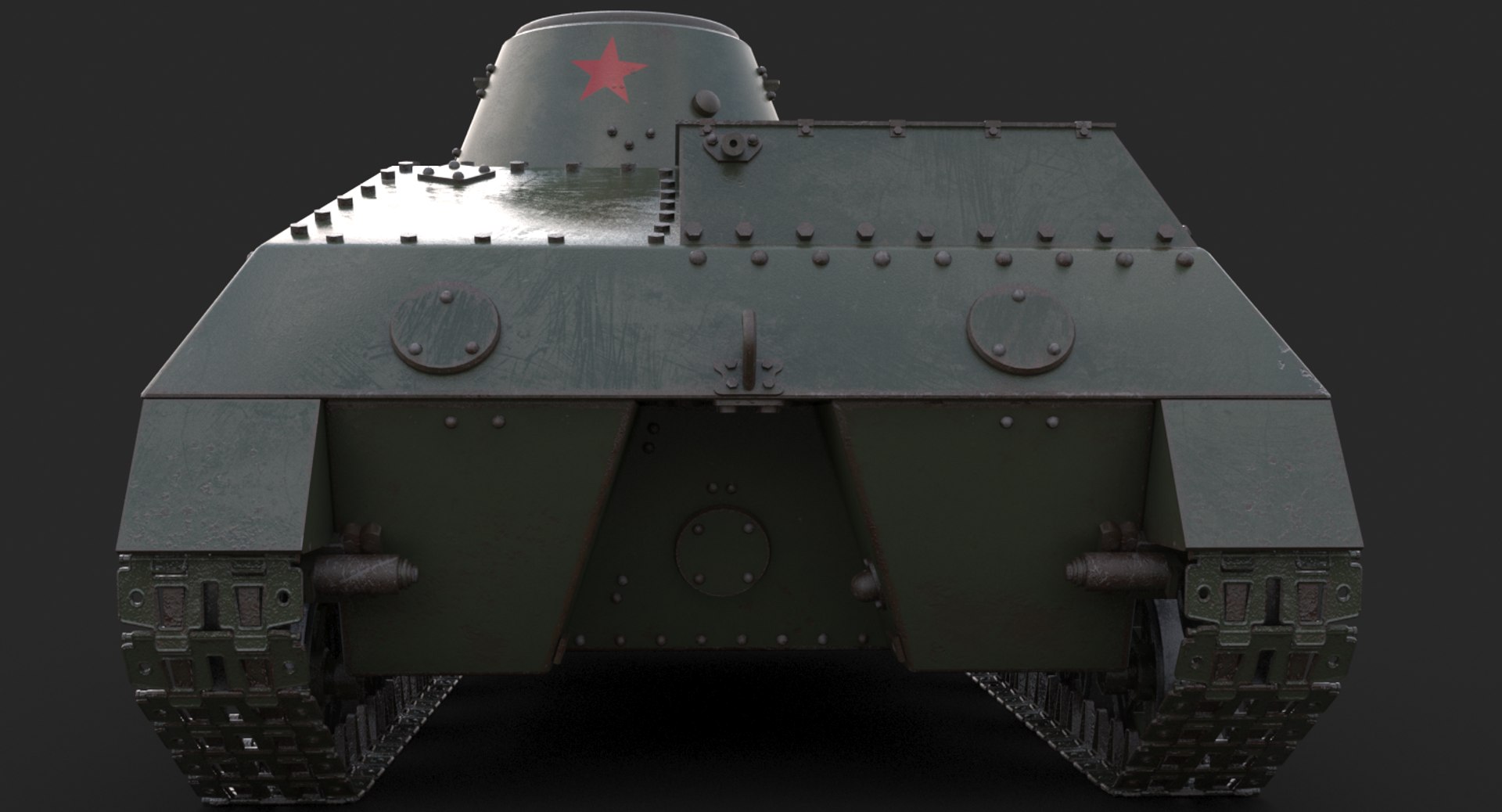 Tank T 40 Soviet Model - TurboSquid 1290882