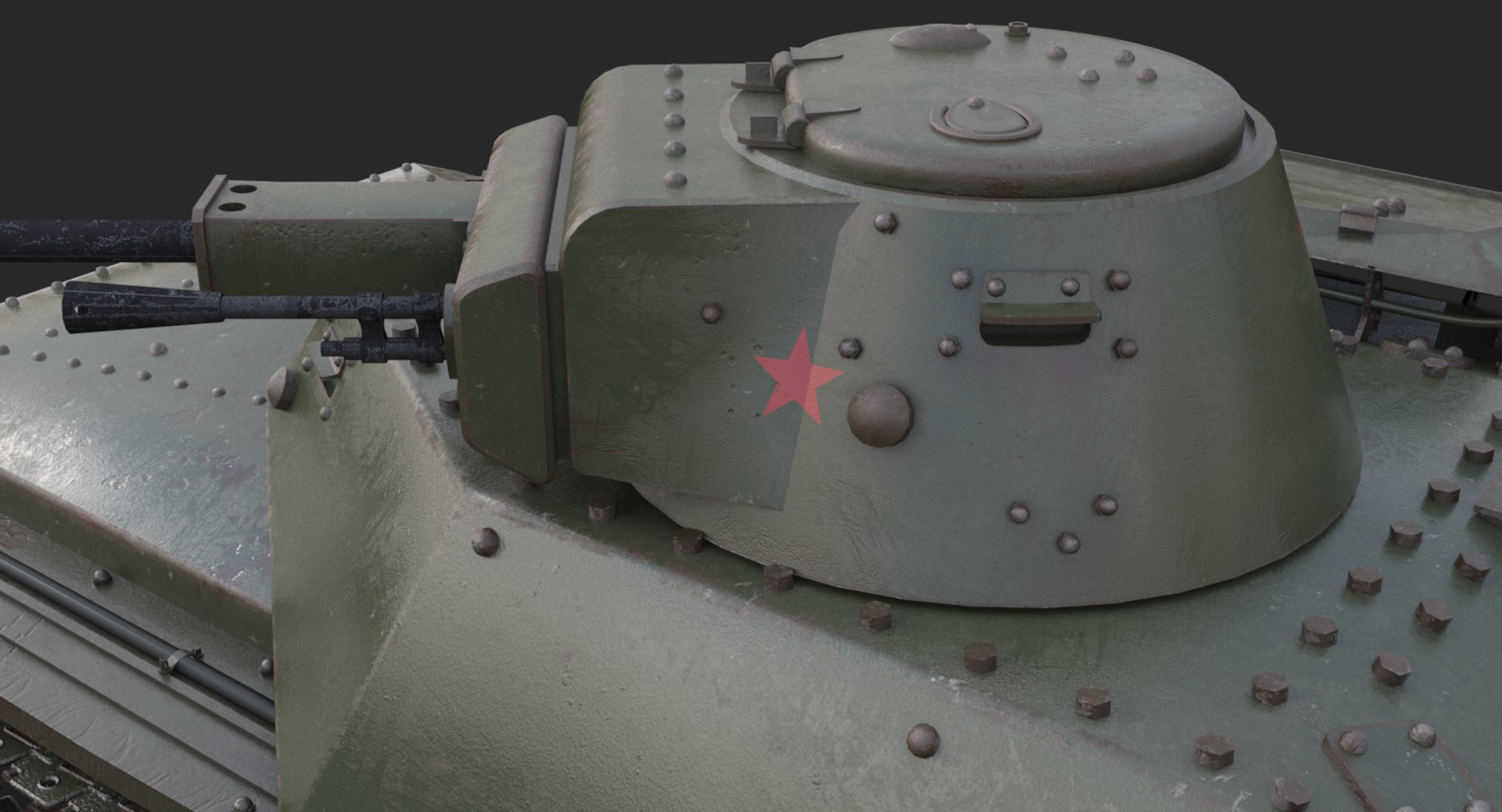 Tank T 40 Soviet Model - TurboSquid 1290882