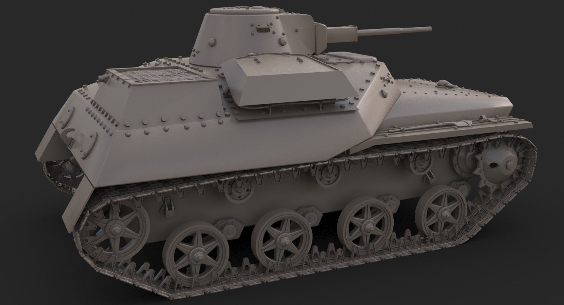 Tank T 40 Soviet Model - TurboSquid 1290882